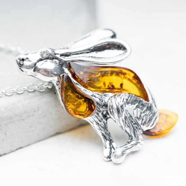 Hare Pendant - Etsy