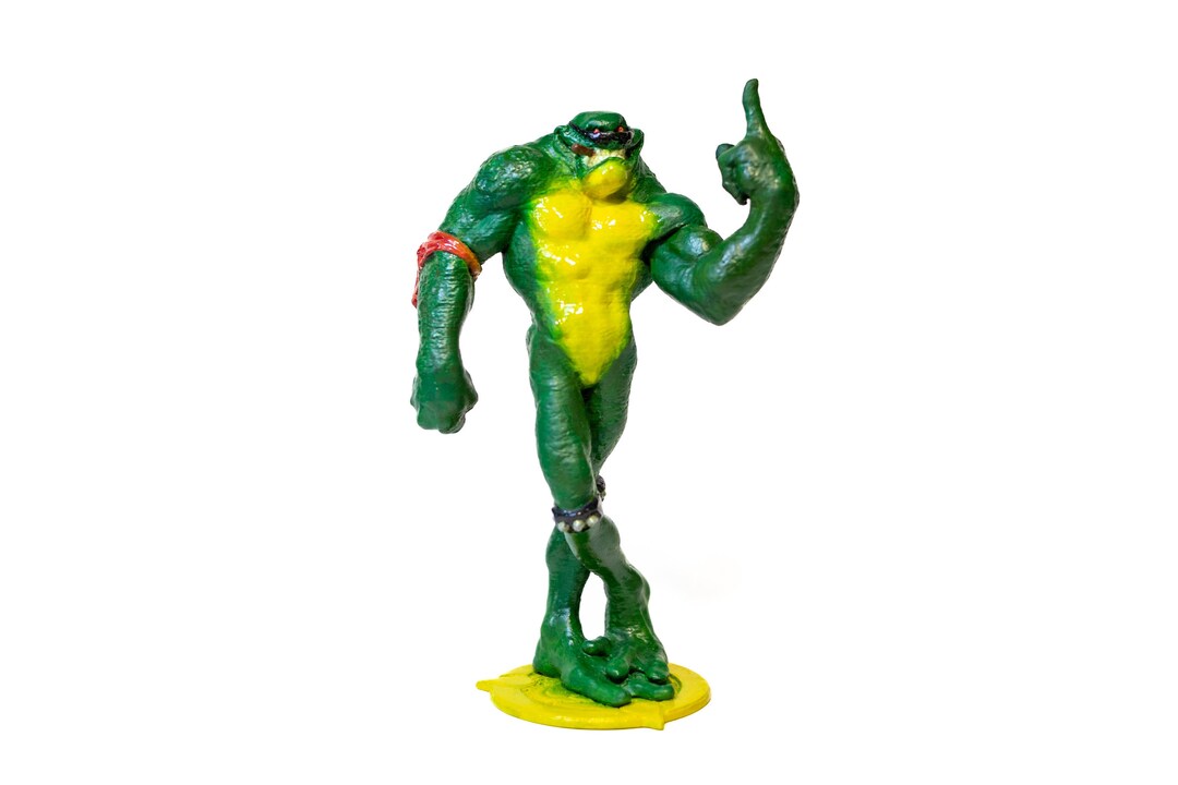 Rash Battletoads Nes Action Figure Frog - Etsy