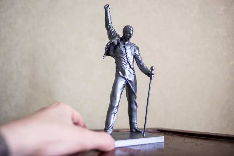 Freddie Mercury Action Figure Queen Rock Band Statuette - Etsy