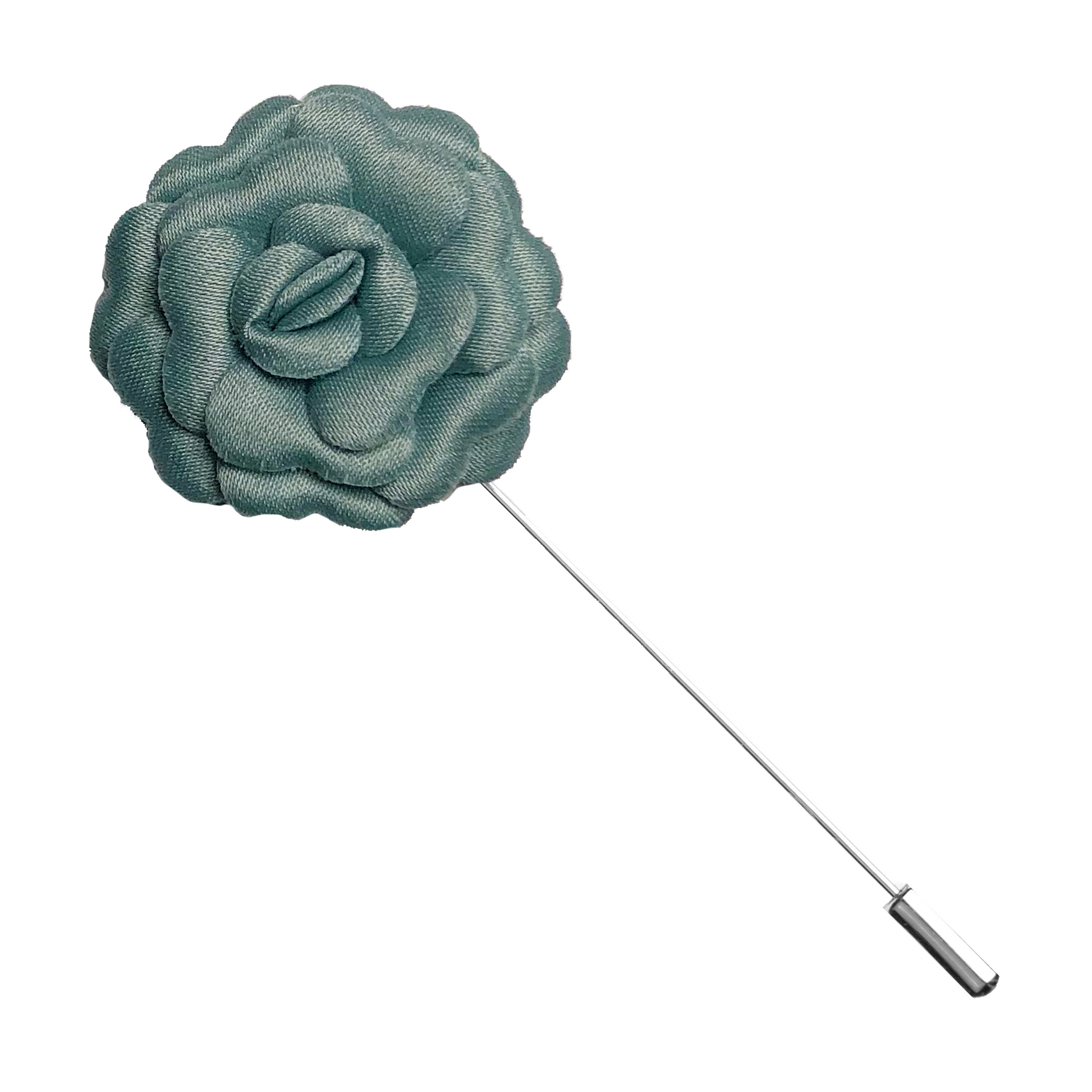 Mint Green Lapel Pin, Mint Green Flower Pin, Wedding, Mens Lapel Pin ...