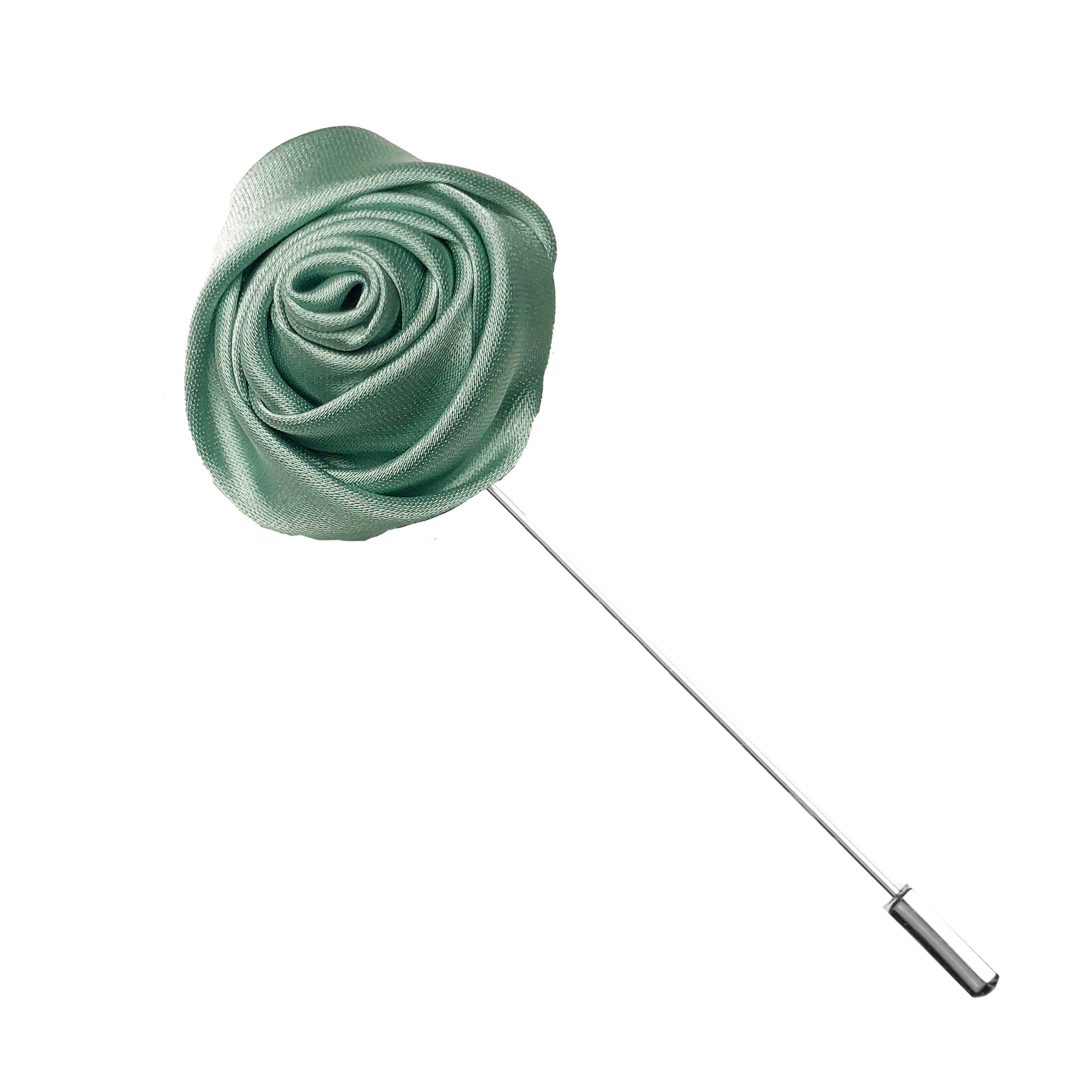 Mint Green Lapel Pin, Mint Green Flower Pin, Wedding, Mens Pin ...