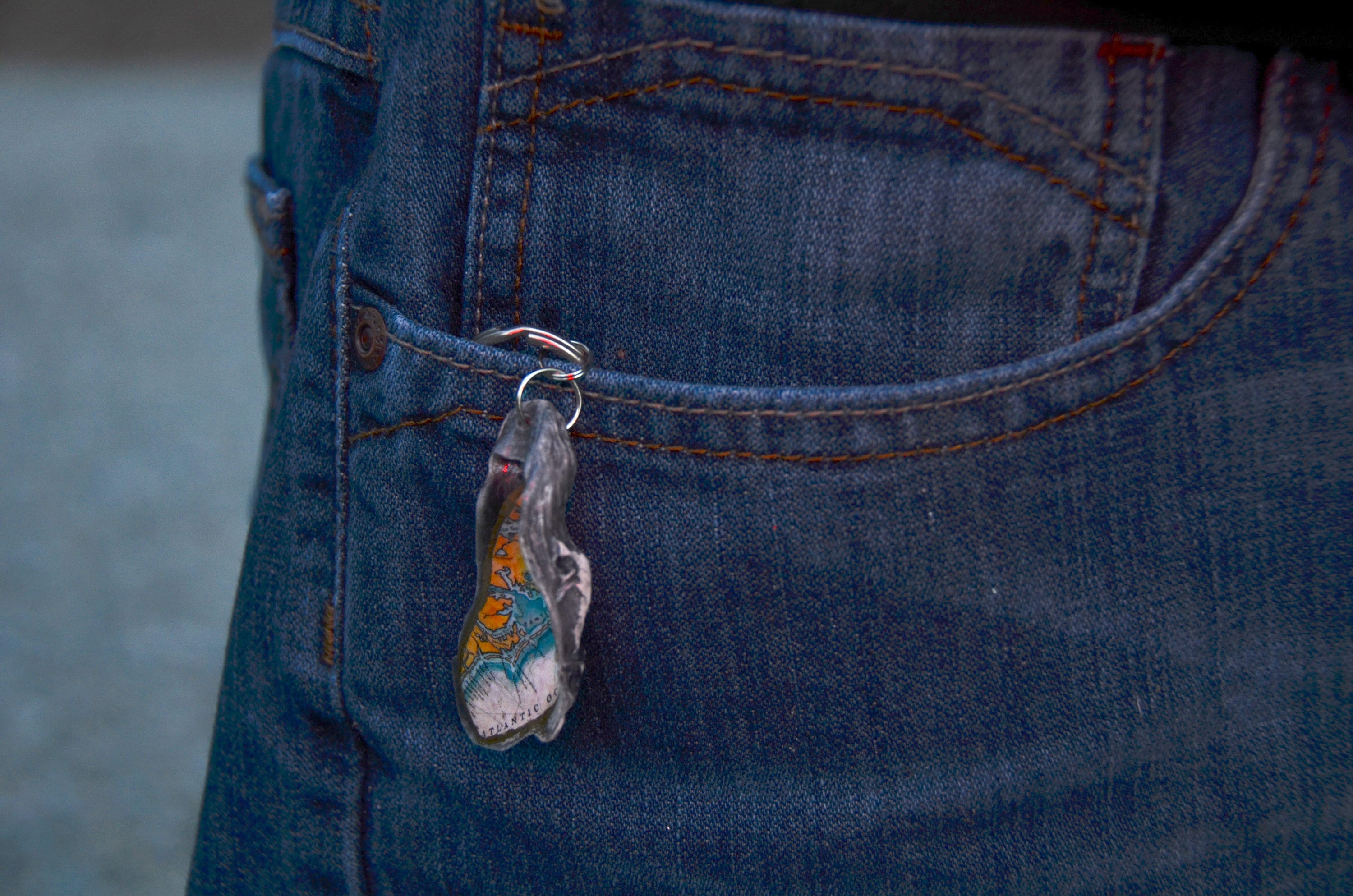 CUSTOM Keychain With Outer Banks Oyster Shell and Personalized | Etsy