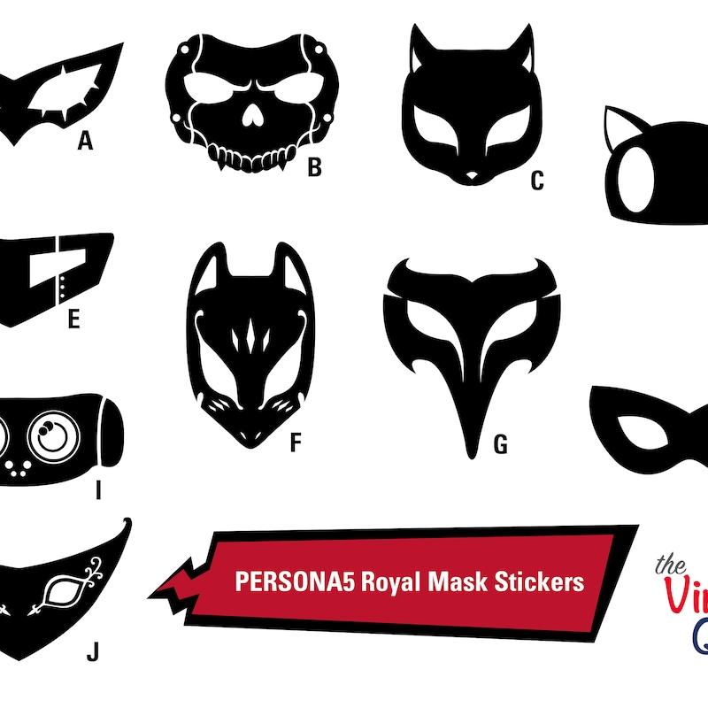 Persona 5 Joker Mask - Etsy