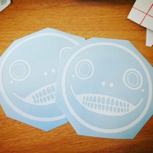 Nier Automata Emil Head Face Vinyl Sticker Inspired by Square Enix and ...