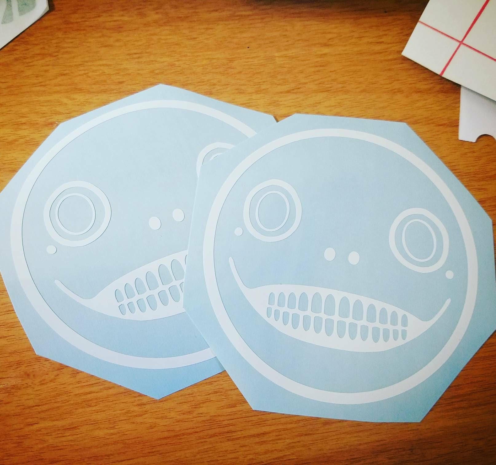 Nier Automata Emil Head Face Vinyl Sticker Inspired by | Etsy