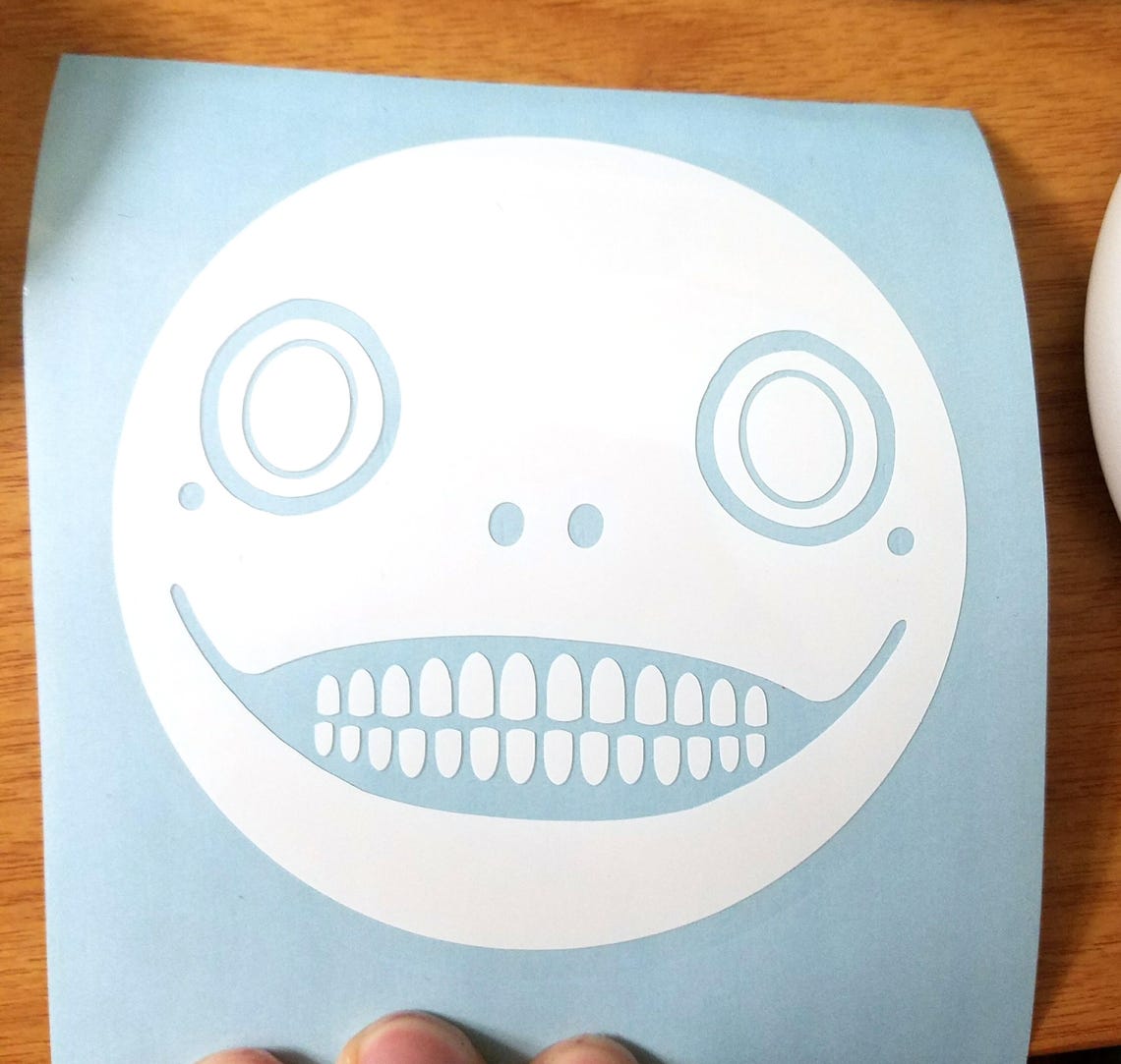 Nier Automata Emil Head Face Vinyl Sticker Inspired by | Etsy