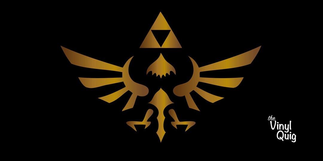 Hyrule Crest Vinyl Sticker - Inspired by Nintendo's Legend of Zelda - Etsy