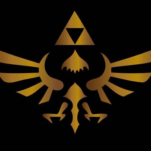 Hyrule Crest Vinyl Sticker Inspired by Nintendo's Legend | Etsy