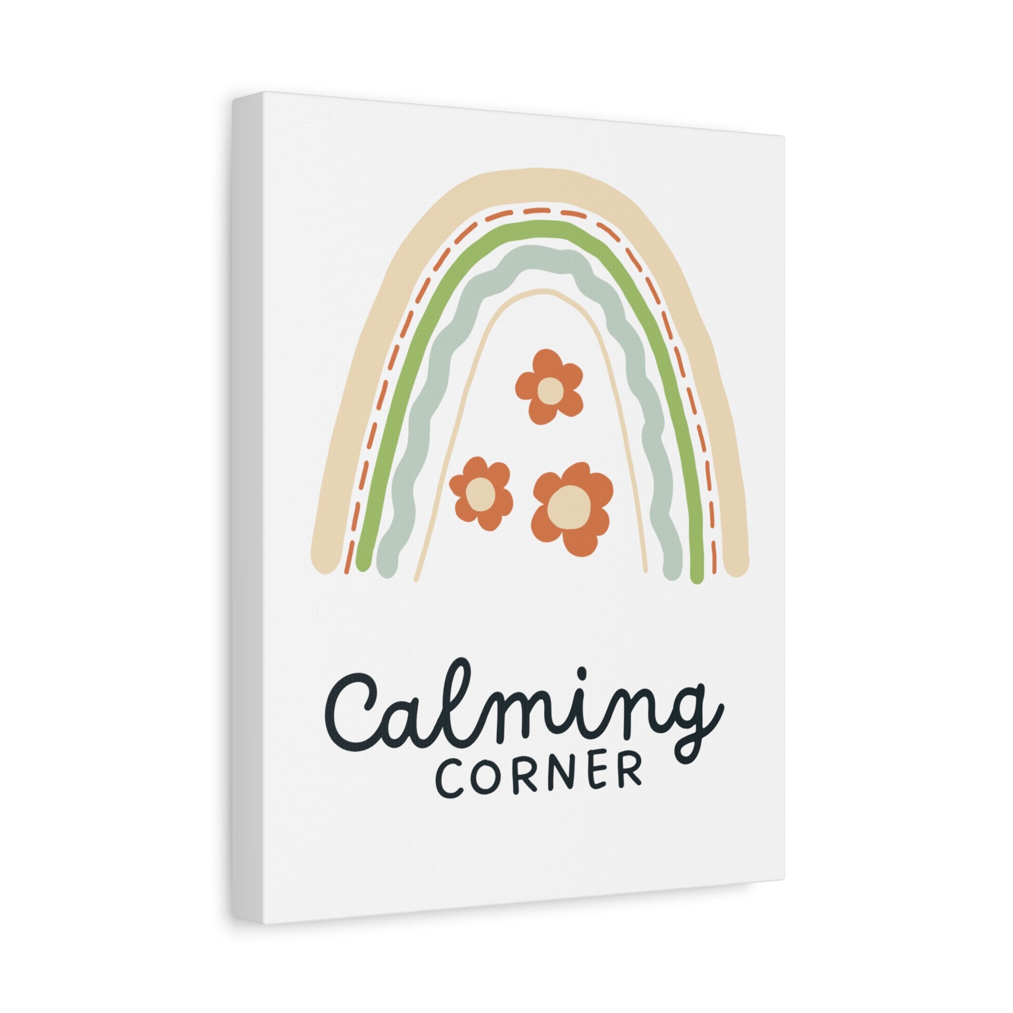 Calming Corner Canvas Sign 9x12 Printed Calming Corner Wall Art Matte ...