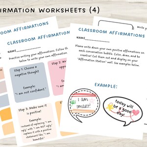 Affirmation Station Classroom Kit | Positive Affirmations Bulletin ...