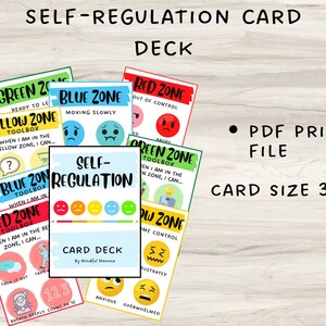 Self-regulation Card Deck - *DIGITAL FILE* - Etsy