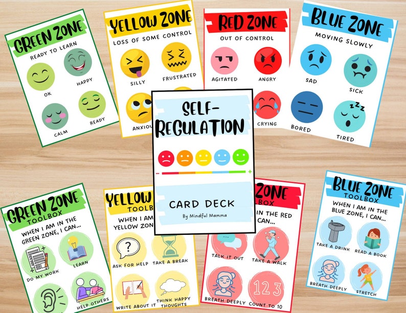 Self-regulation Card Deck - *DIGITAL FILE* - Etsy
