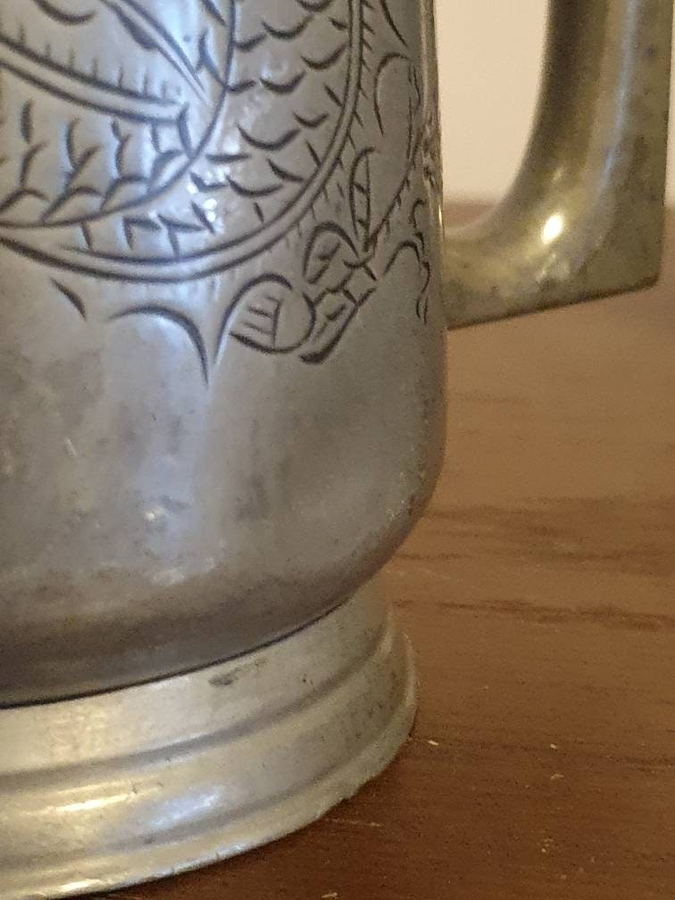 Antique Dragon Kut Hing Swatow Pewter Tankard Chinese 1930's - Etsy
