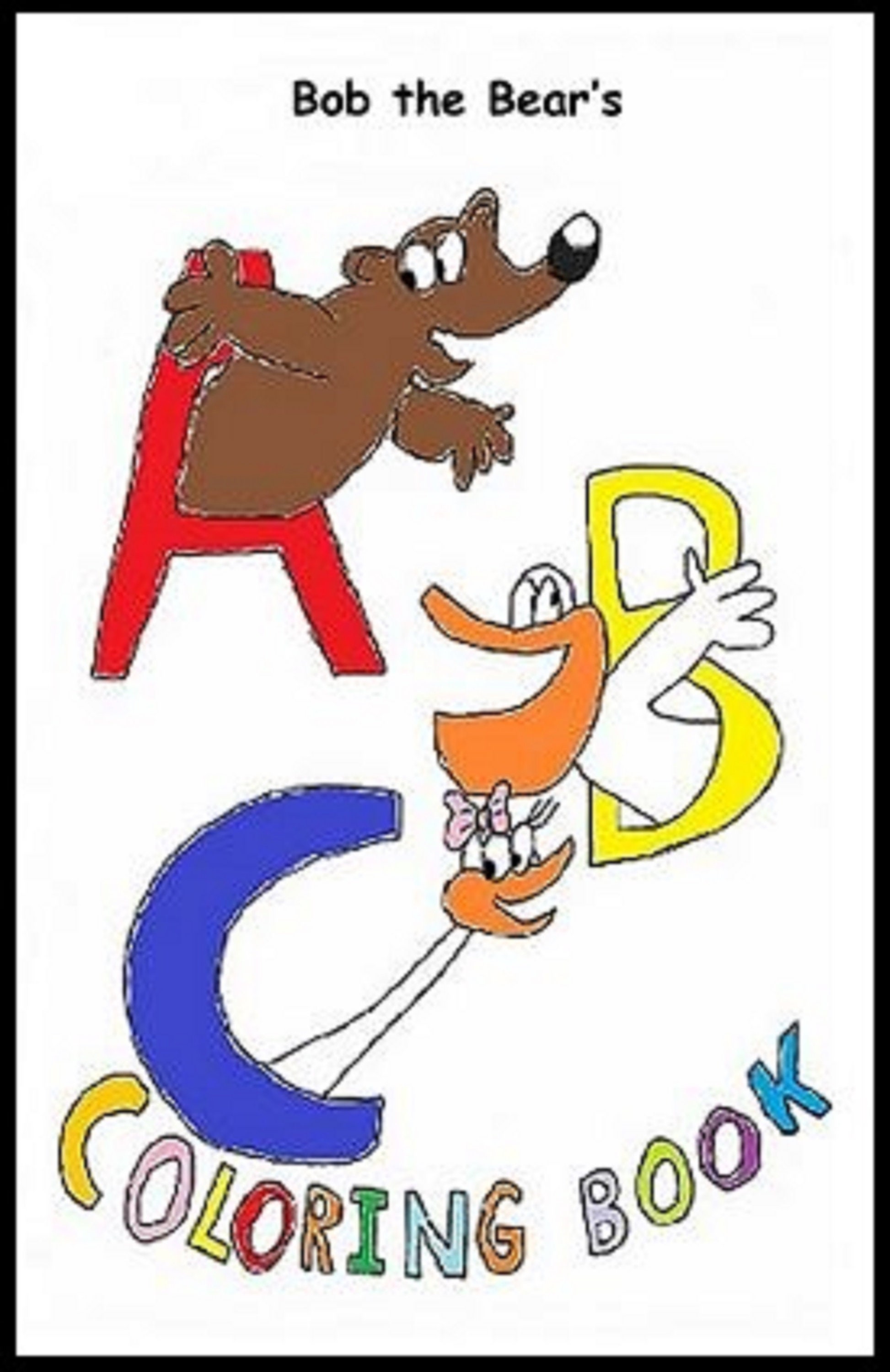 Bob the Bear's A-B-C Coloring Book - Etsy Hong Kong