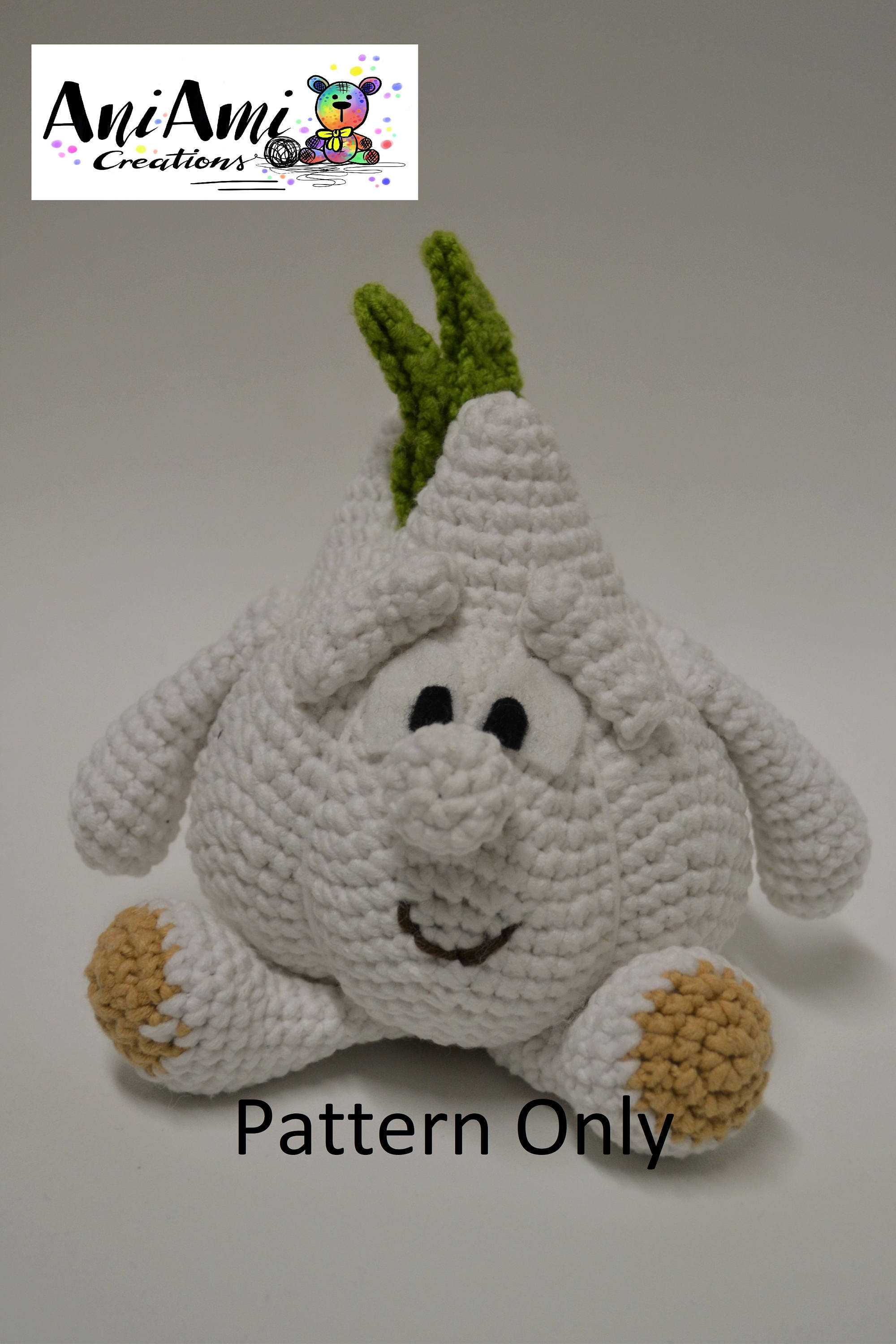 Garlic Henry Crochet Pattern - Etsy UK