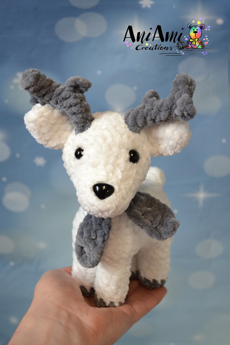 Mini Crochet Reindeer Pattern - Etsy