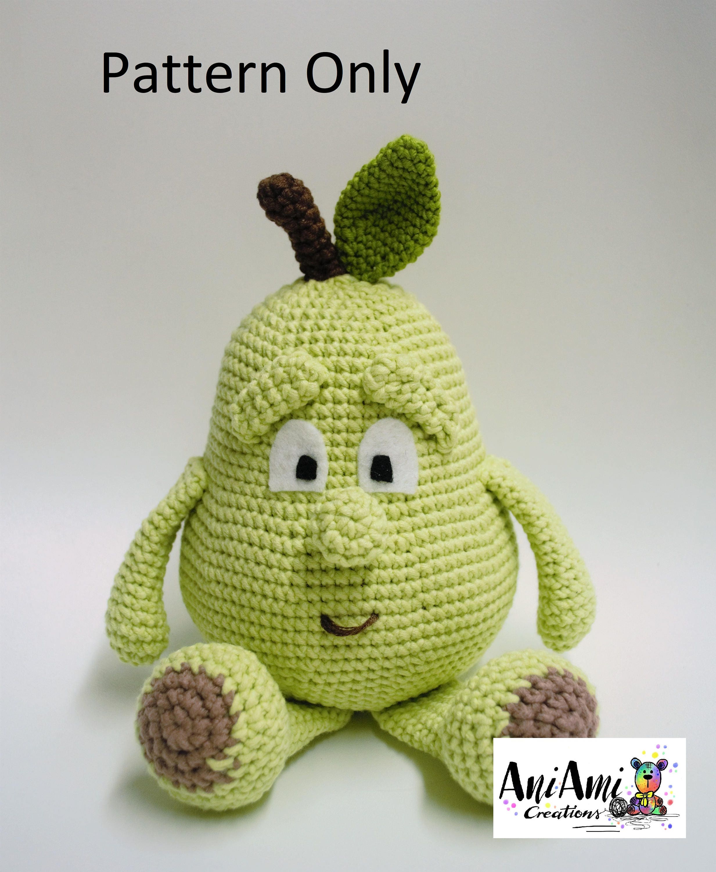 Percy Pear Crochet Pattern - Etsy