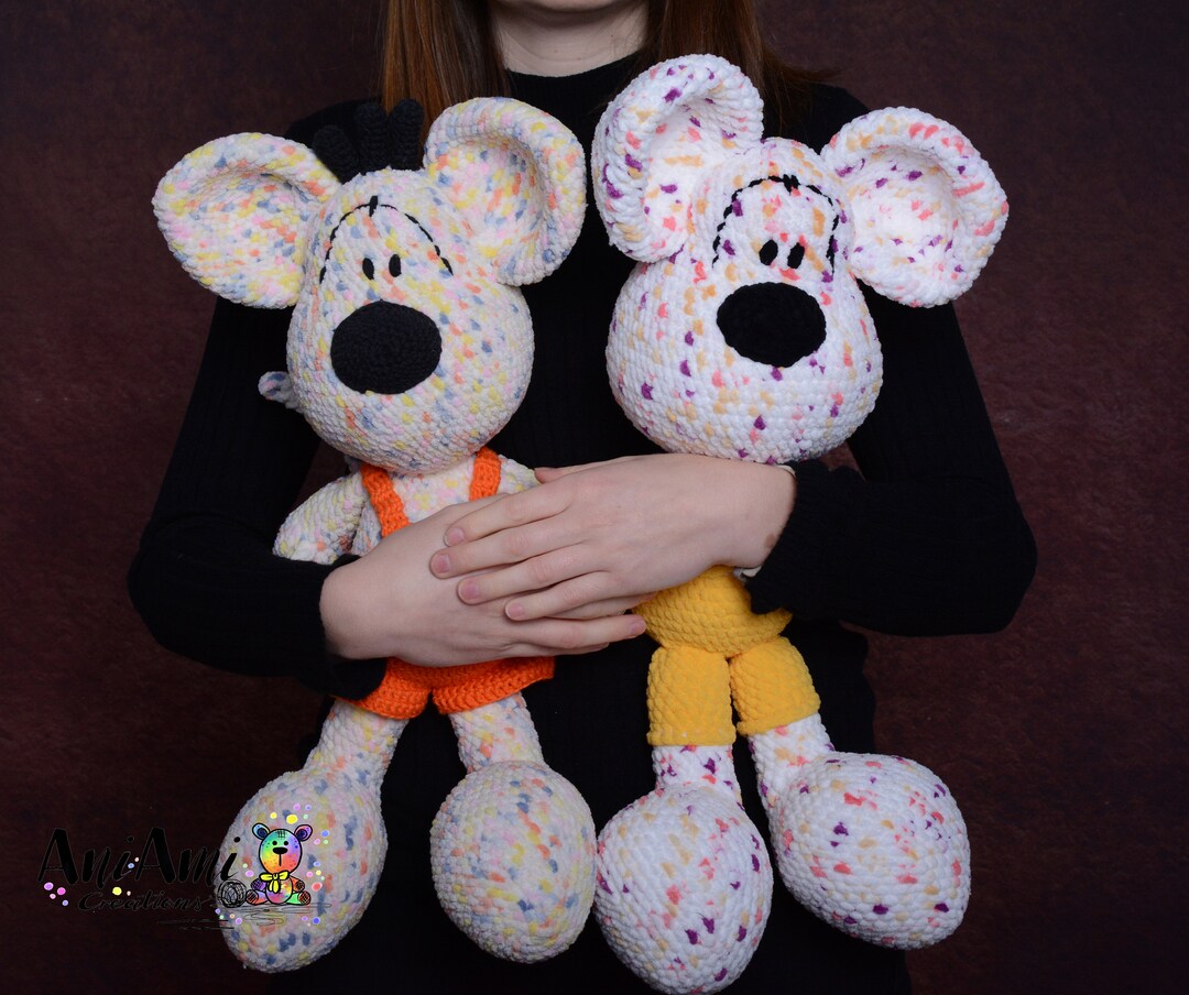 Big Mouse - Crochet Pattern - Etsy