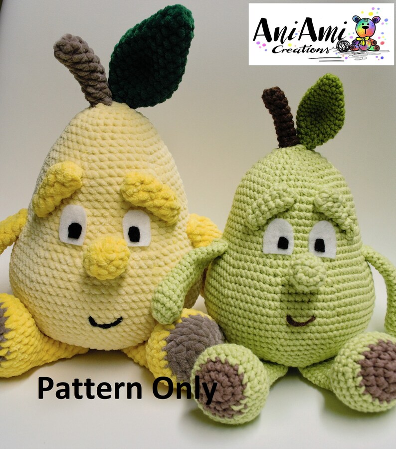 Percy Pear Crochet Pattern - Etsy
