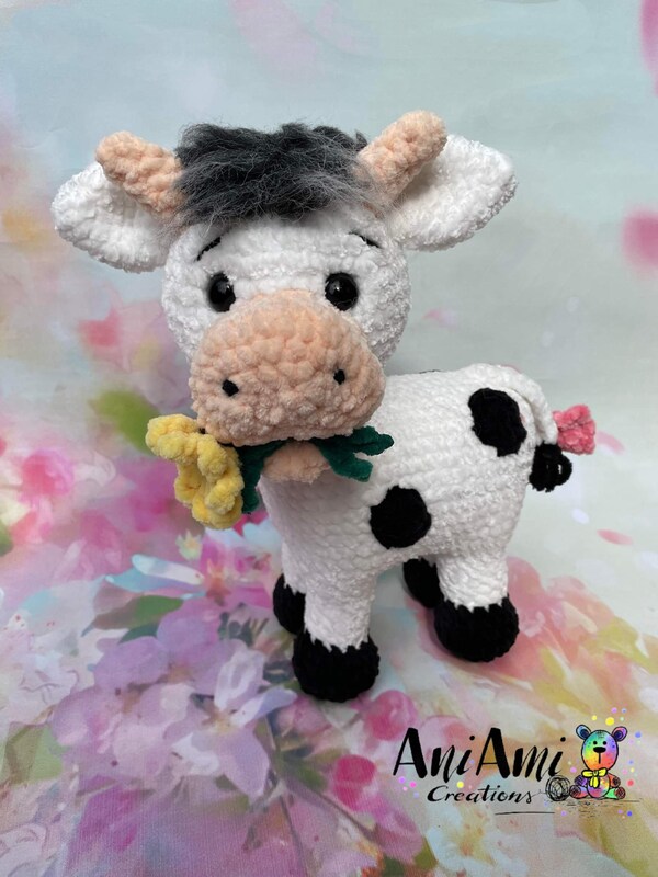 Cow Gnome Crochet Pattern, Amigurumi Cow Pattern - Etsy Canada