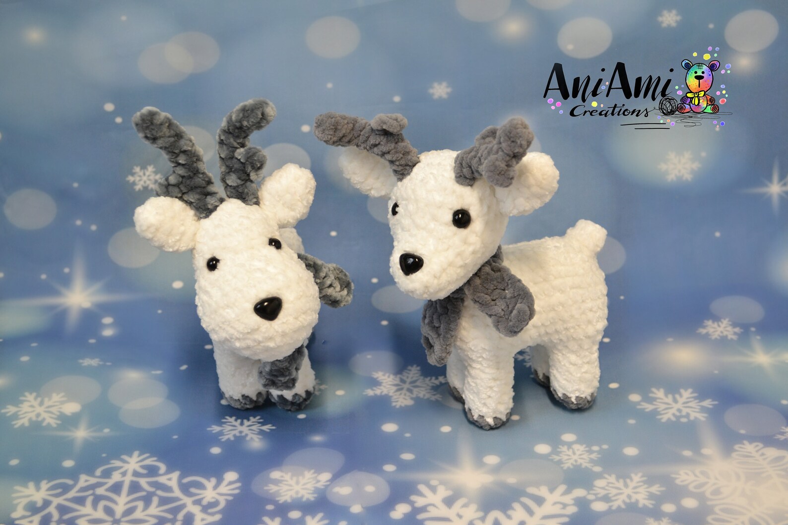 Mini Crochet Reindeer Pattern - Etsy