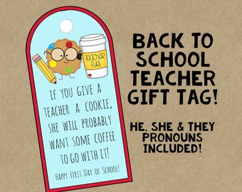 If You Give a Teacher a Cookie - Etsy