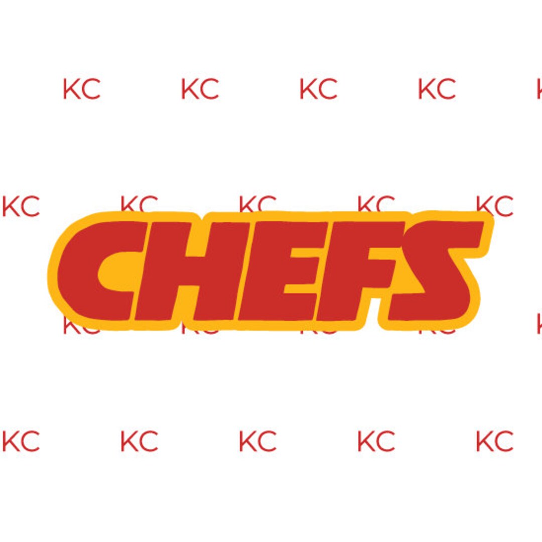 Kansas City Chiefs CHEFS Joke Handlettered Illustrated Vinyl Sticker - Etsy