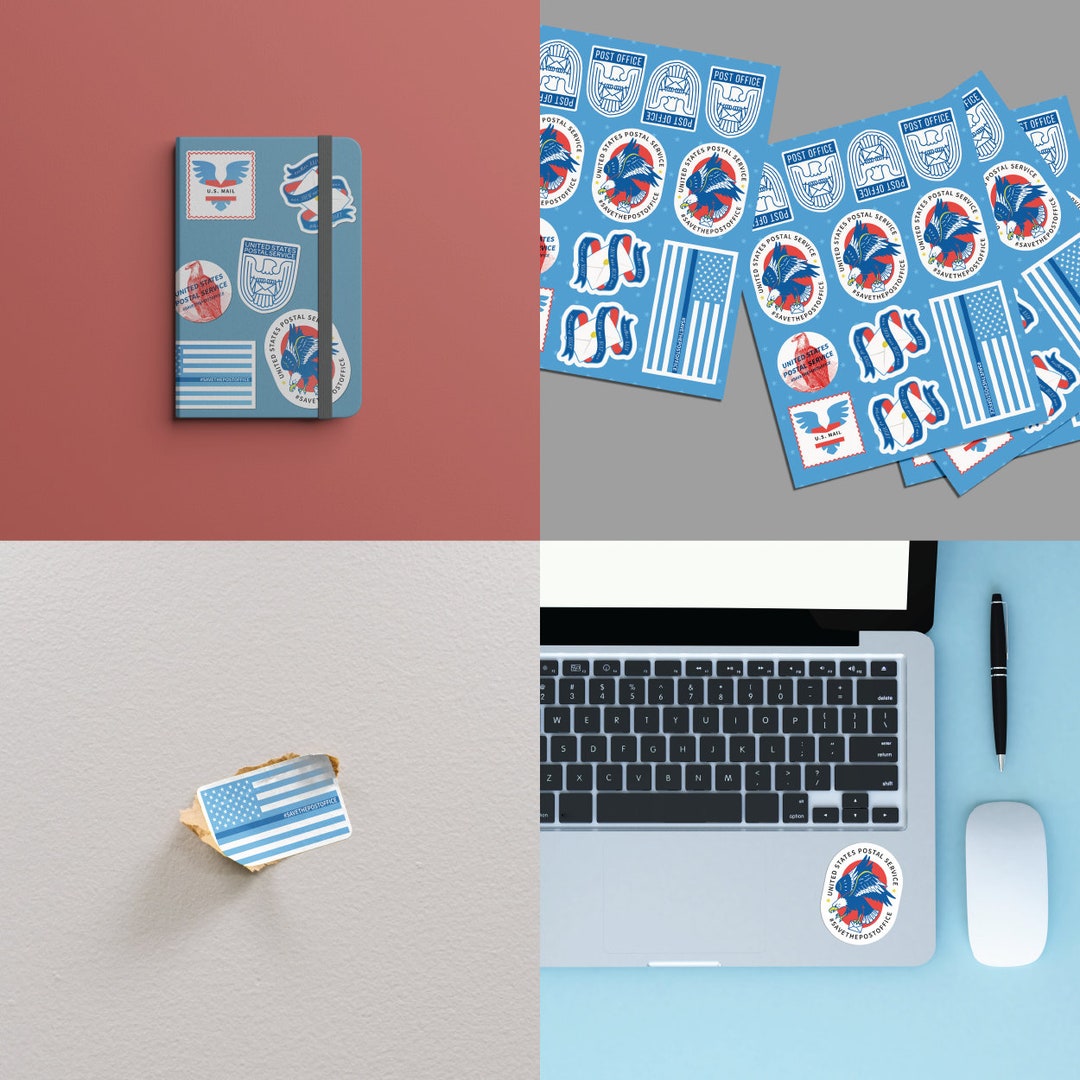 USPS Vinyl Sticker Variety - Save the Post Office - 3" - Etsy