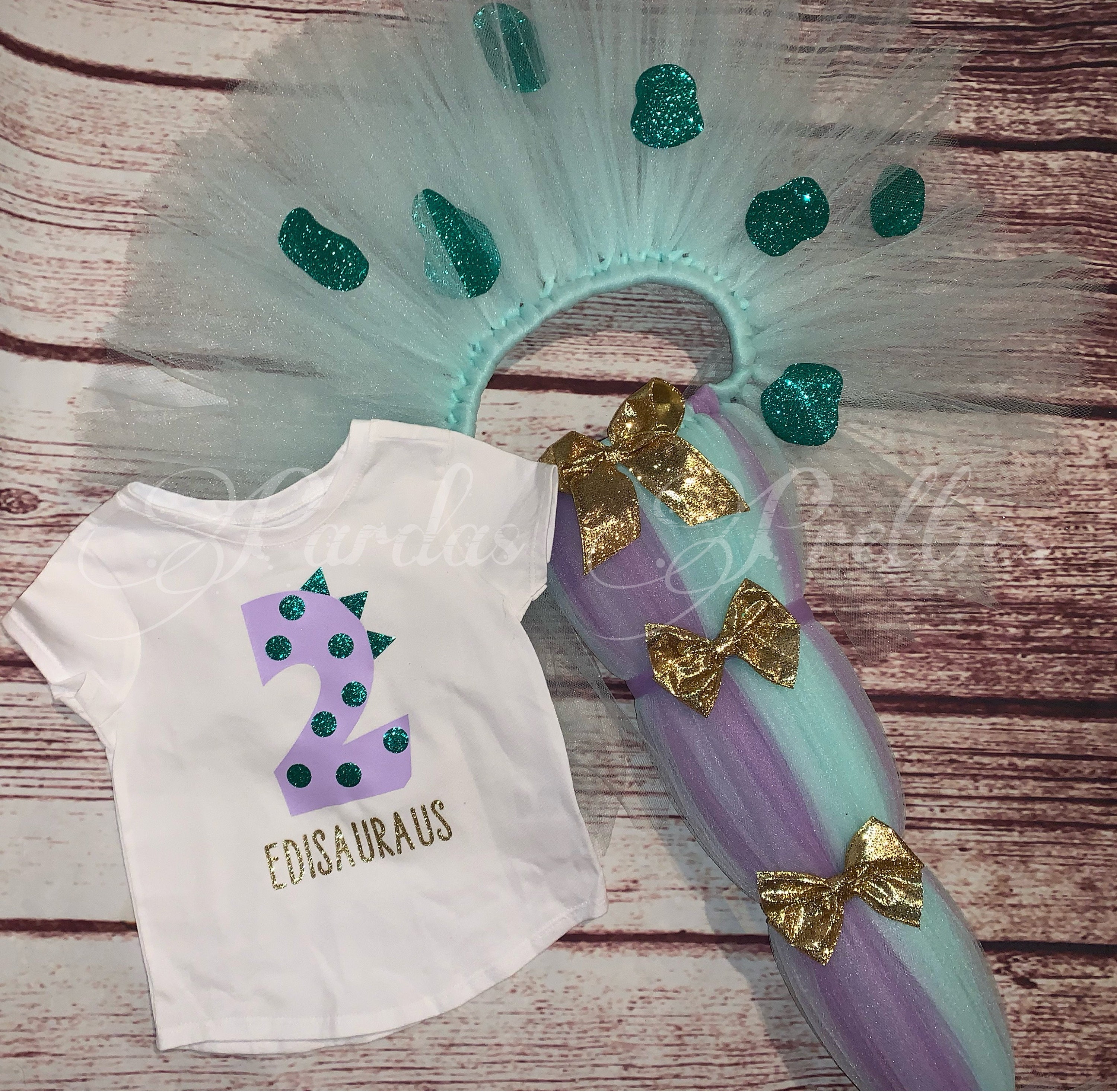 Pink Dino Tutu and Shirt Dinosaur Tutu Dinosaur Tail | Etsy