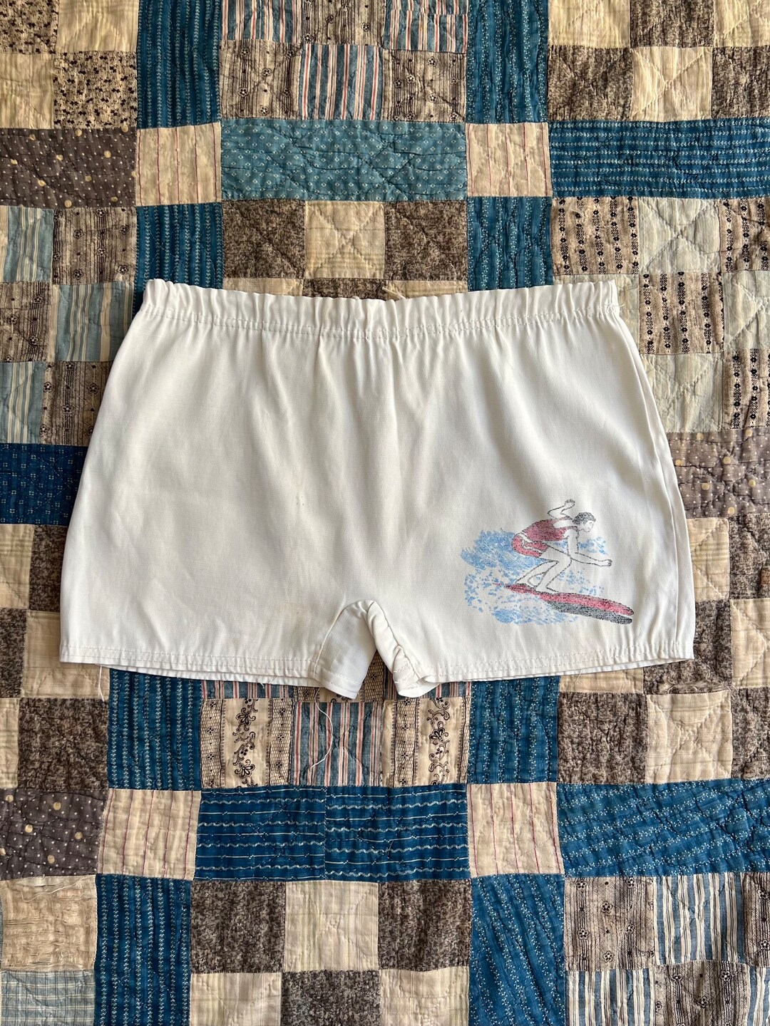 Vintage Surfer Swim Trunks / Mens Medium - Etsy