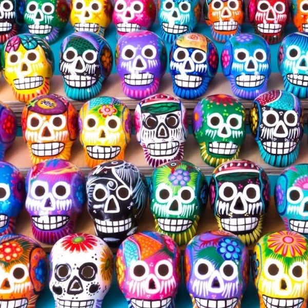 Ceramic Sugar Skull - Etsy