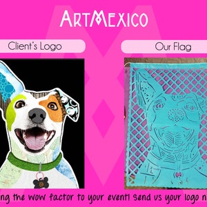 Corporate Event Bunting Decor With Your Company Logo Cut Into the ...