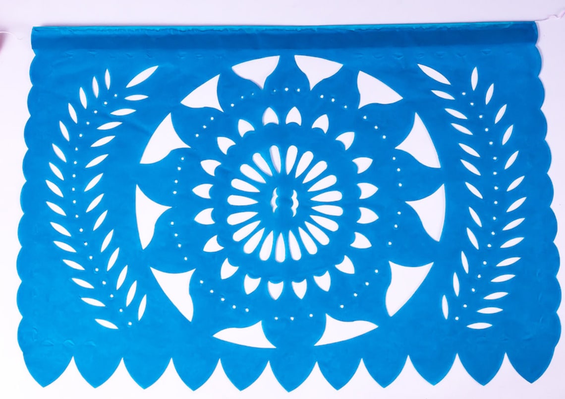 Outdoor Bunting UK Waterproof Bunting Fiesta Decor Plastic Papel Picado ...