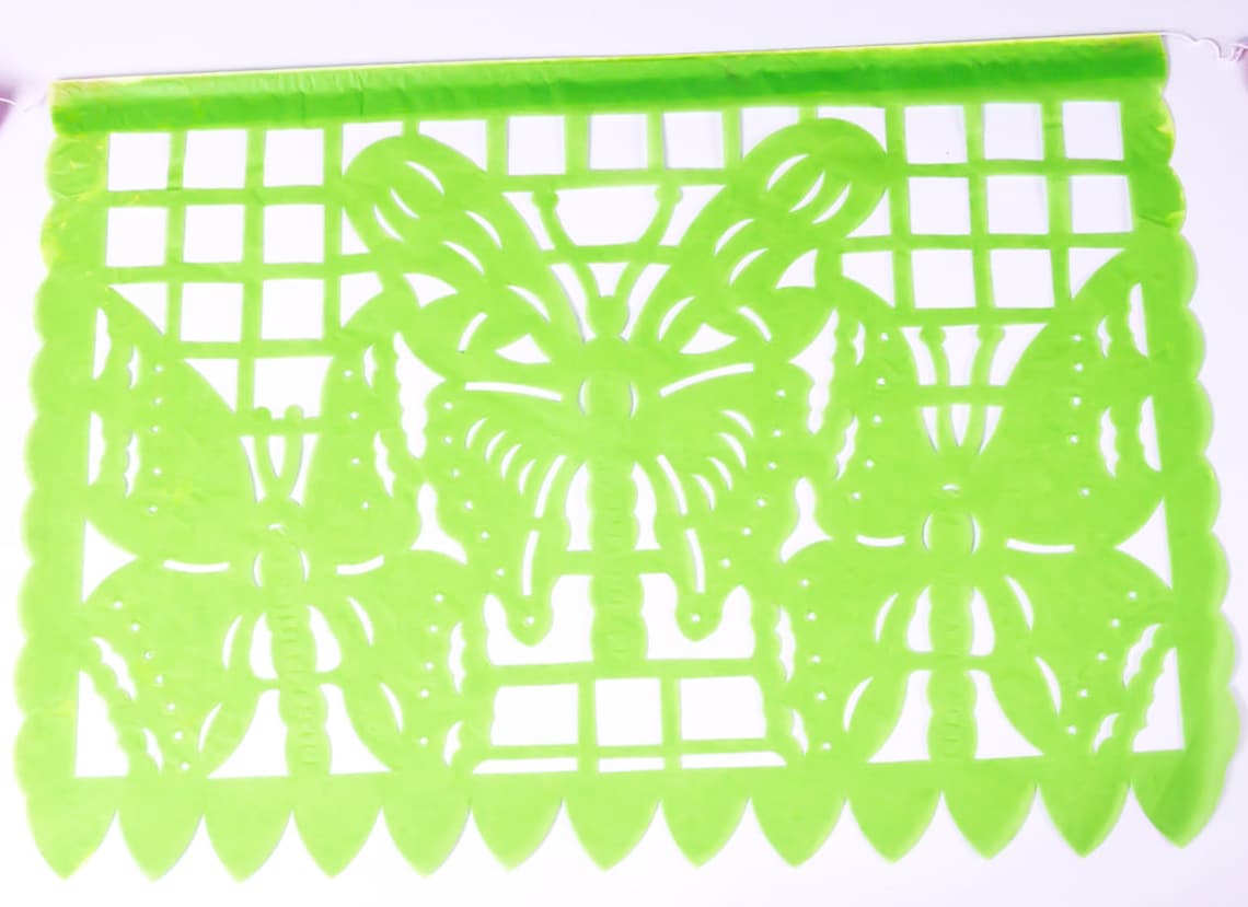 Outdoor Bunting UK Waterproof Bunting Fiesta Decor Plastic Papel Picado ...