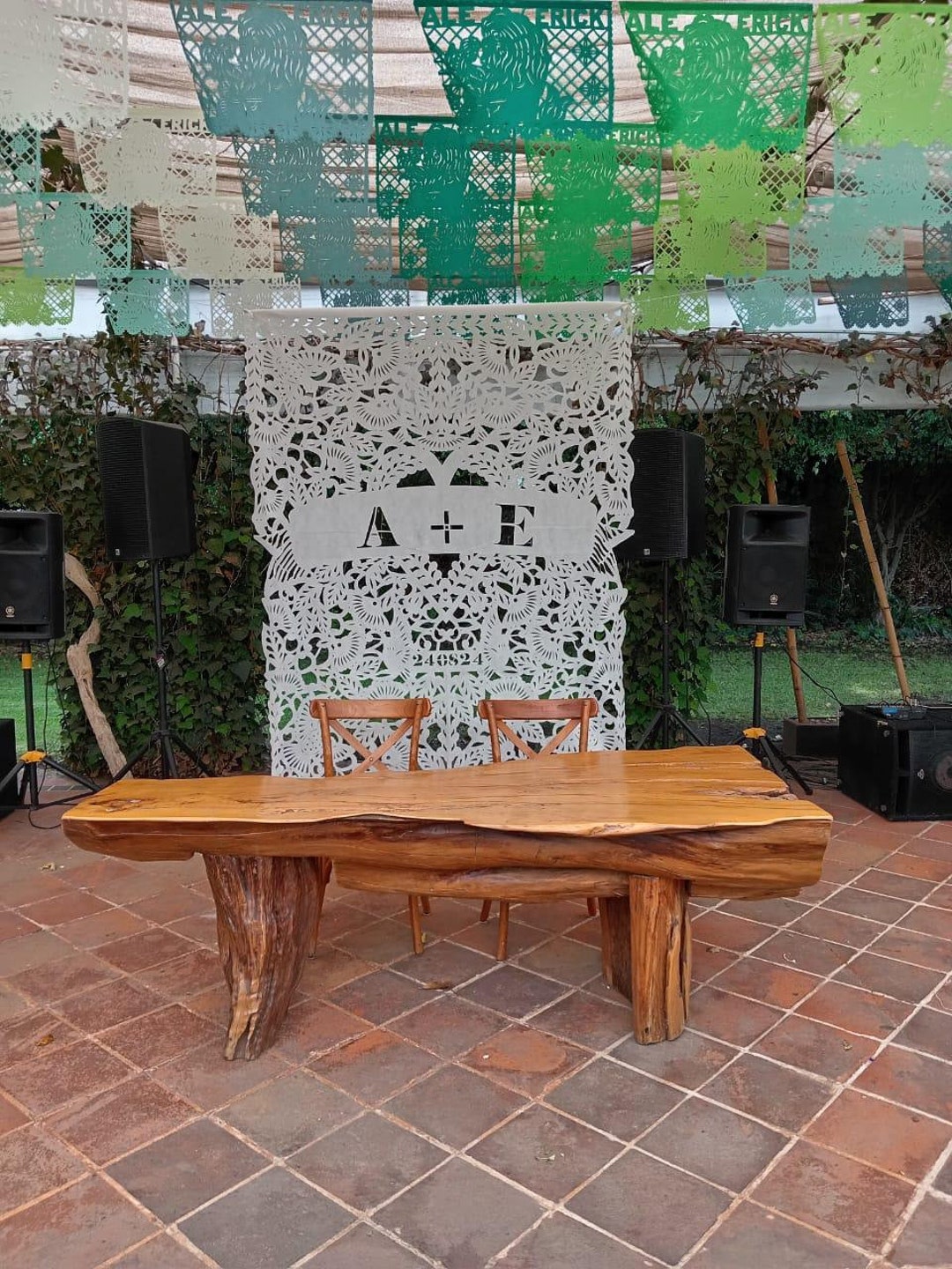 Papel Picado Wedding Backdrop Mexican Themed Wedding Decoration ...