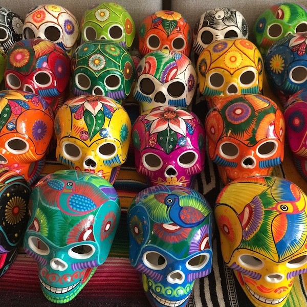 Ceramic Sugar Skull - Etsy
