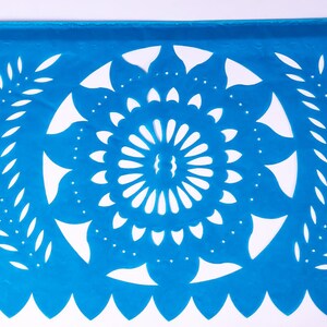 Mexican Fiesta Tissue Paper Papel Picado in Custom Lengths to Fit Your ...