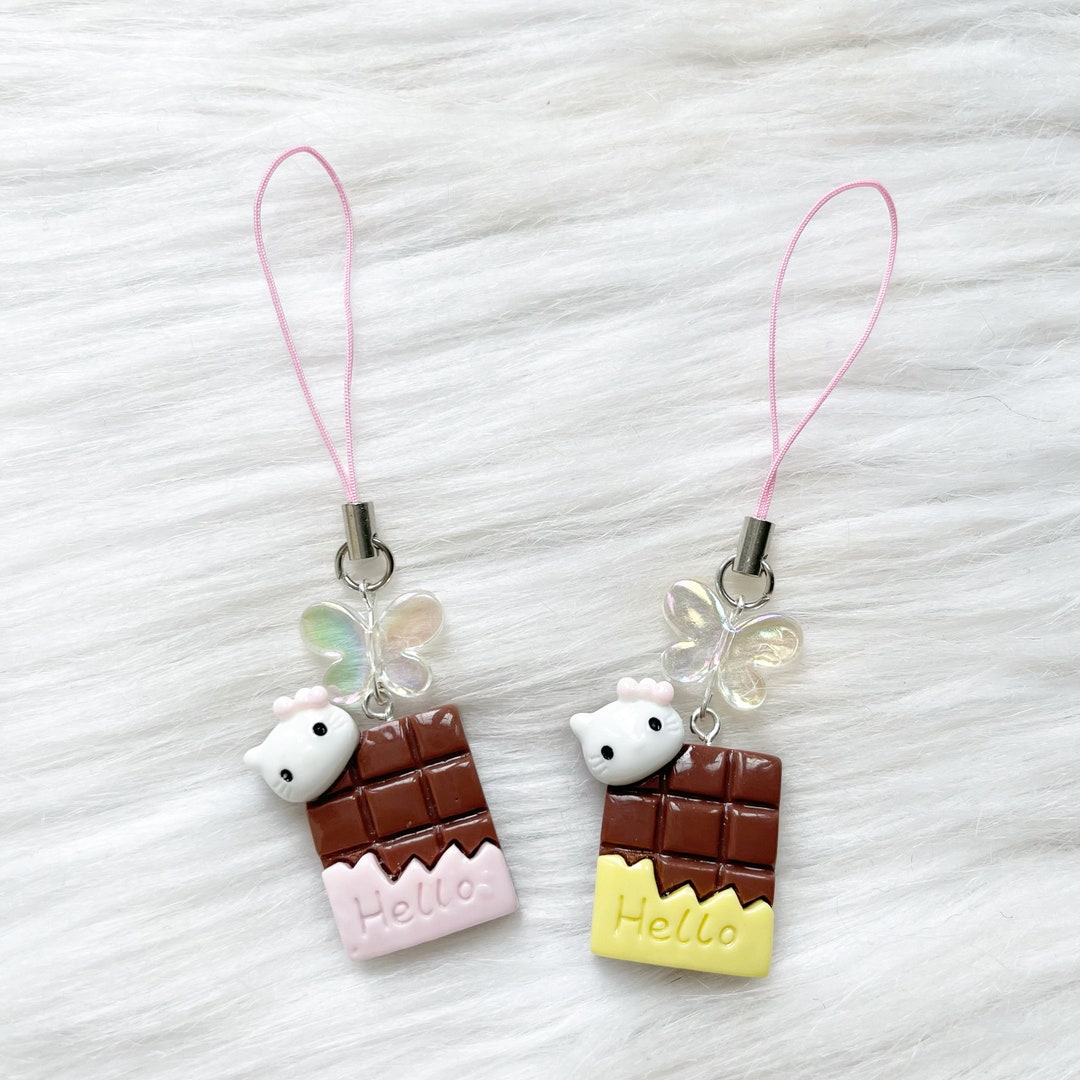 Hello Kitty Inspired Chocolate Bar Phone Charm Nintendo Switch Lite ...