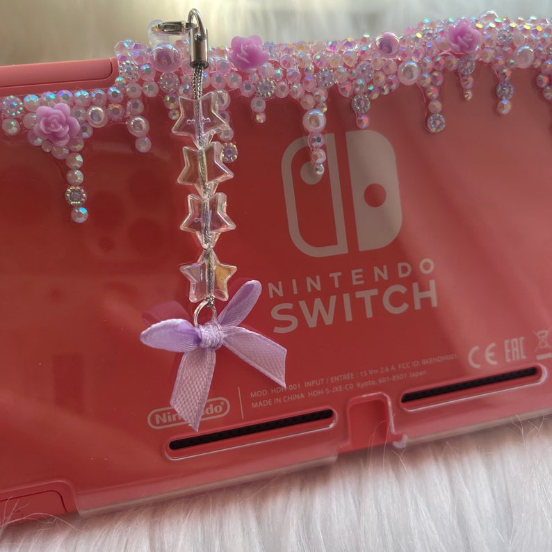Kawaii Star and Bow Dust Plug Charms Nintendo Switch Charms - Etsy