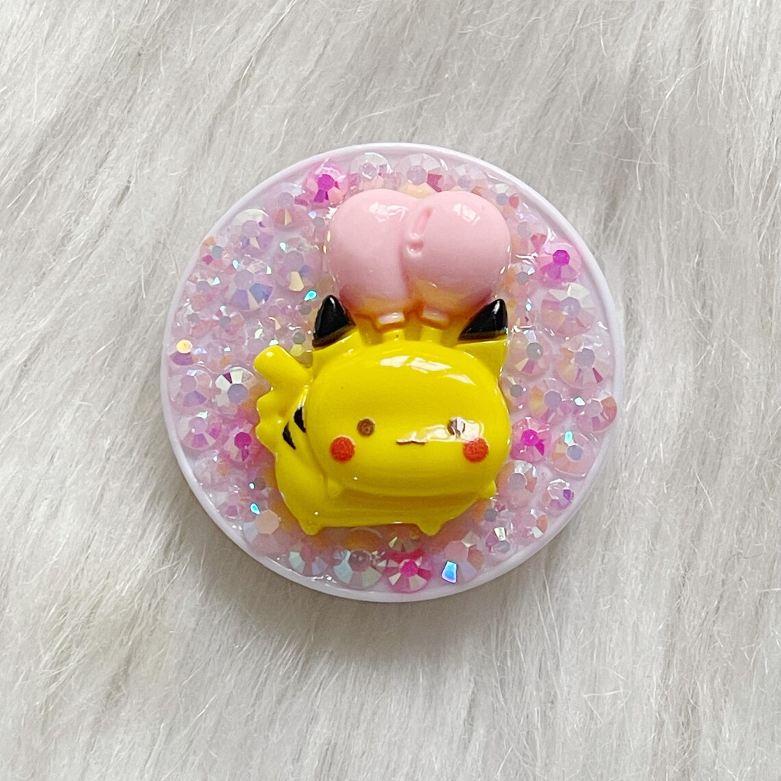 Decoden Phone Grip Stand Kawaii Poke Character Handmade Unique Gifts ...