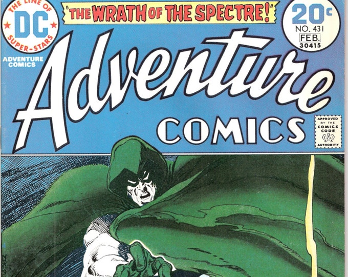 Adventure Comics 431, 1st the Spectre, KEY Comic Book. 1974 DC, VF 8.5 ...