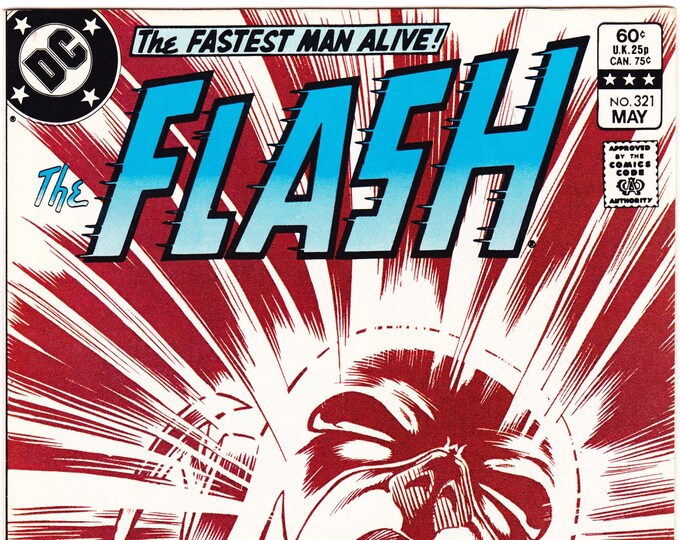 The Flash 321 Comic, Reverse Flash Returns Book. 1983 DC, NM 9.4 - Etsy
