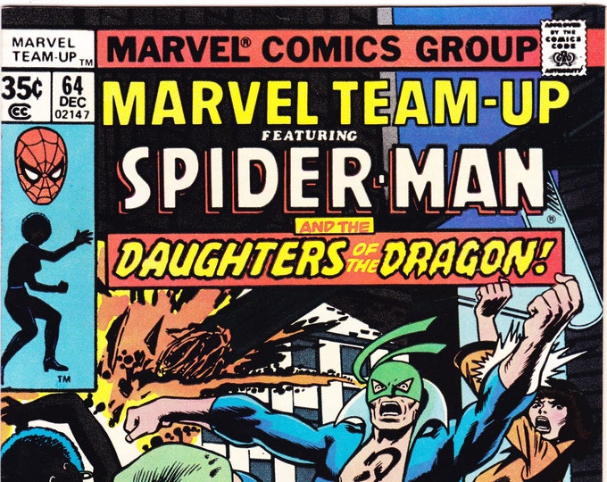 Iron Fist, Spider-man in Marvel Team up 64 Book. 1977 Comics, NM (9.4 ...