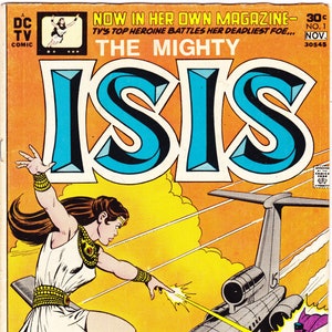 Isis 1, Shazam Comic, Black Adam's Wife Books. 1976 DC Comics, VG 4.0 ...