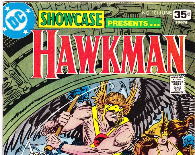 Showcase 101, Hawkman Comic, Adam Strange, Hawkgirl Book. 1978 DC ...