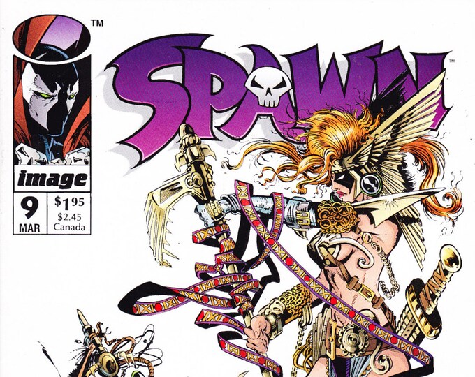 Spawn 9, Neil GAIMAN, NM+ (9.6), 1st Angela Comic, NEW Books. 1993 ...