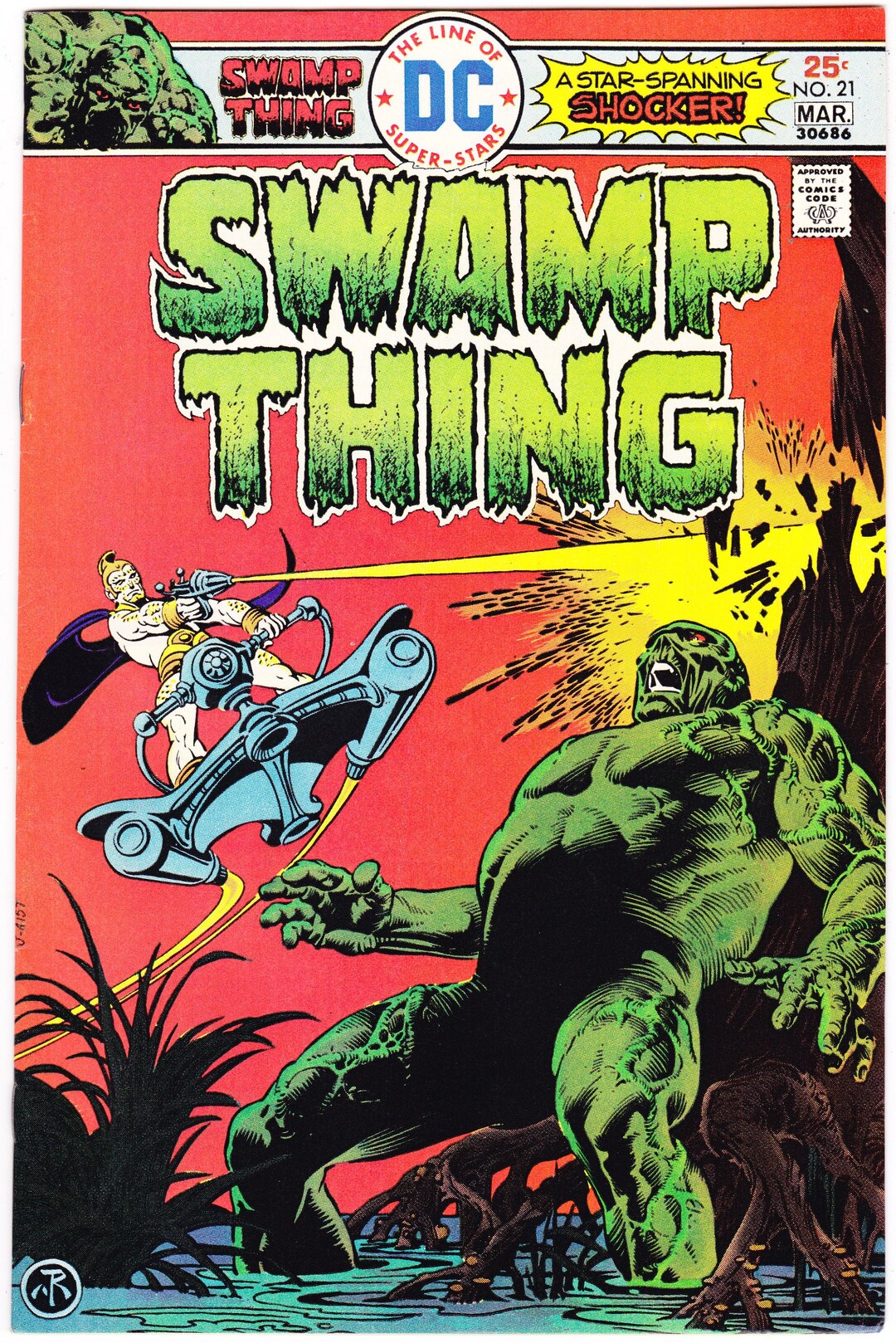 Swamp Thing Vol 1, 21, Horror Comic Gifts, Books. 1976 DC VFNM 9.0 - Etsy