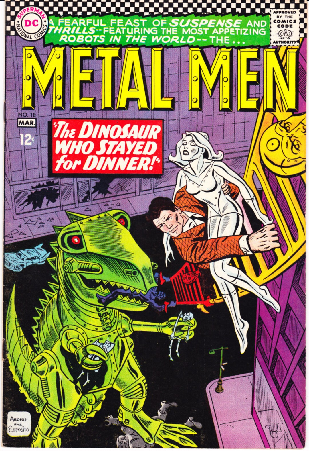 Metal Men Vol 1, 18 Comics, Vintage Robot Books. 1966 DC, VF 8.0 - Etsy