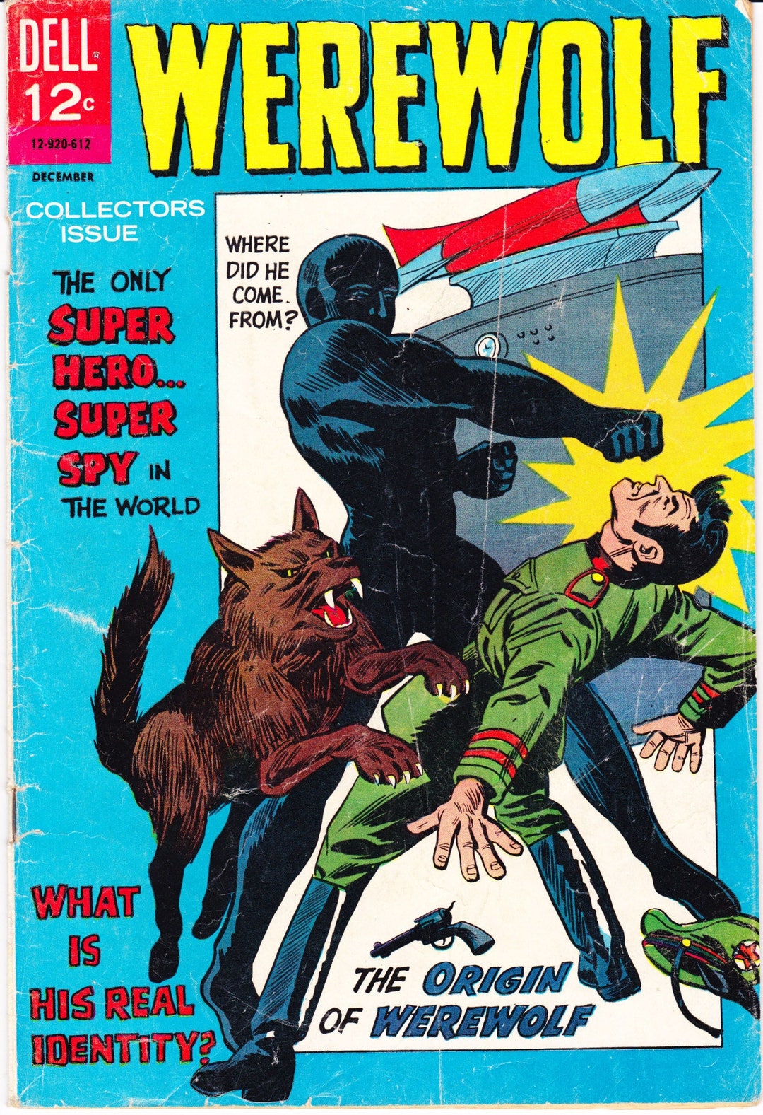 Werewolf 1, Horror Secret Agent Books. 1966 Dell Comics GVG 3.0 - Etsy