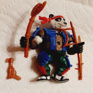 TMNT Panda Khan Action Figures 1990 Teenage Mutant Ninja - Etsy